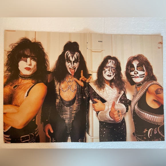 Art | Kiss Band Pinup With Iconic Makeup | Poshmark